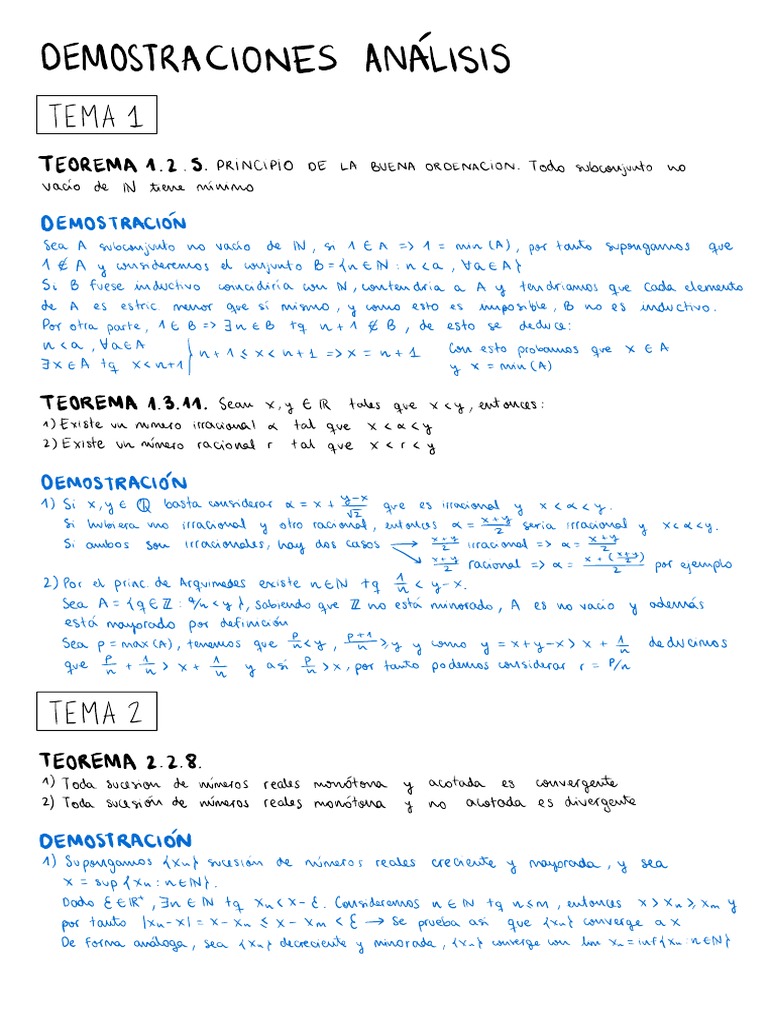 Demostraciones Recus | PDF | Prueba matemática | Intervalo (Matemáticas)