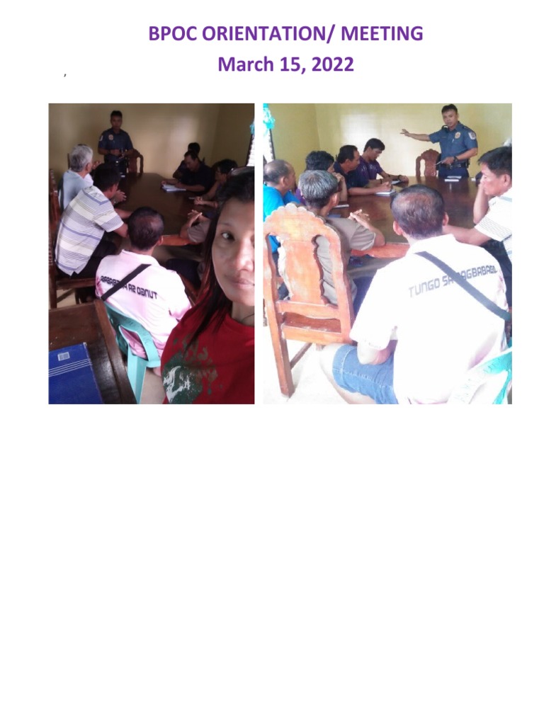 Bpoc Pic Orientation 2022 | PDF