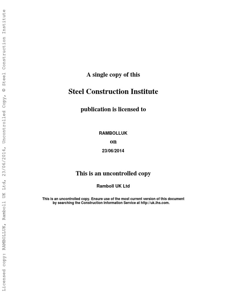P391 - Structural Robustness of Steel Framed Buildings | PDF ...
