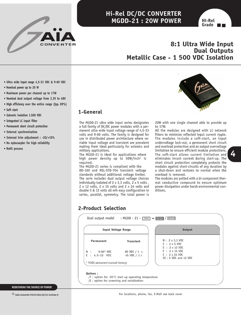 MGDD 21 | PDF | Power Supply | Capacitor