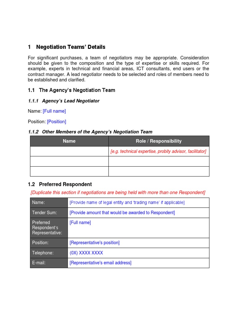 Negotiation Teams | PDF | Negotiation | Evaluation