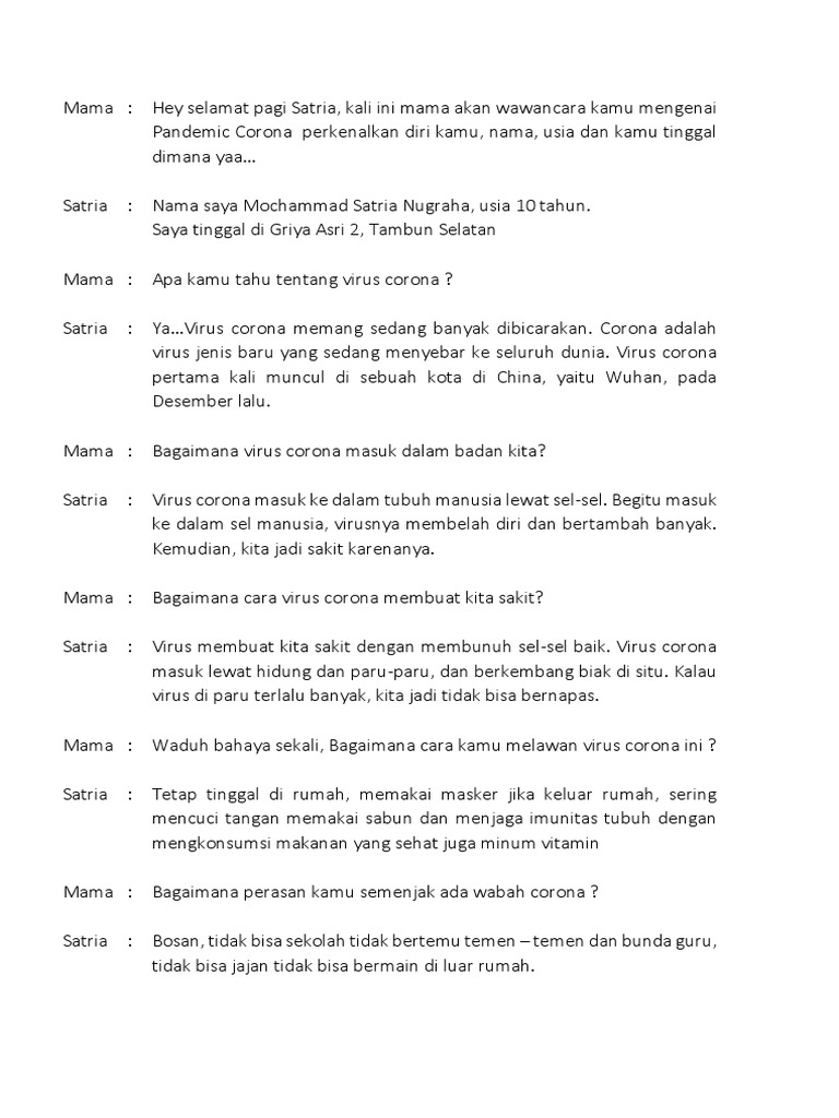 Wawancara Satria | PDF