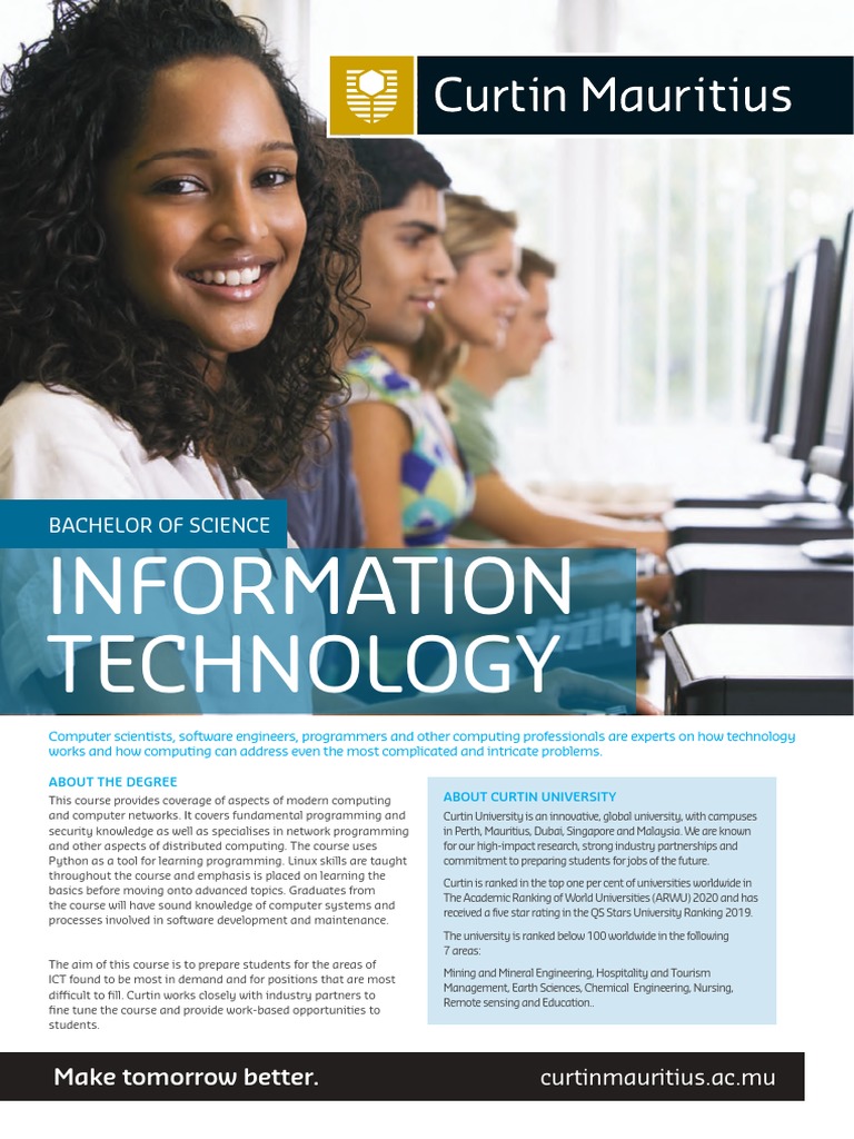 Bachelor of Science Information Technology Min | PDF | Computing | Computer Programming