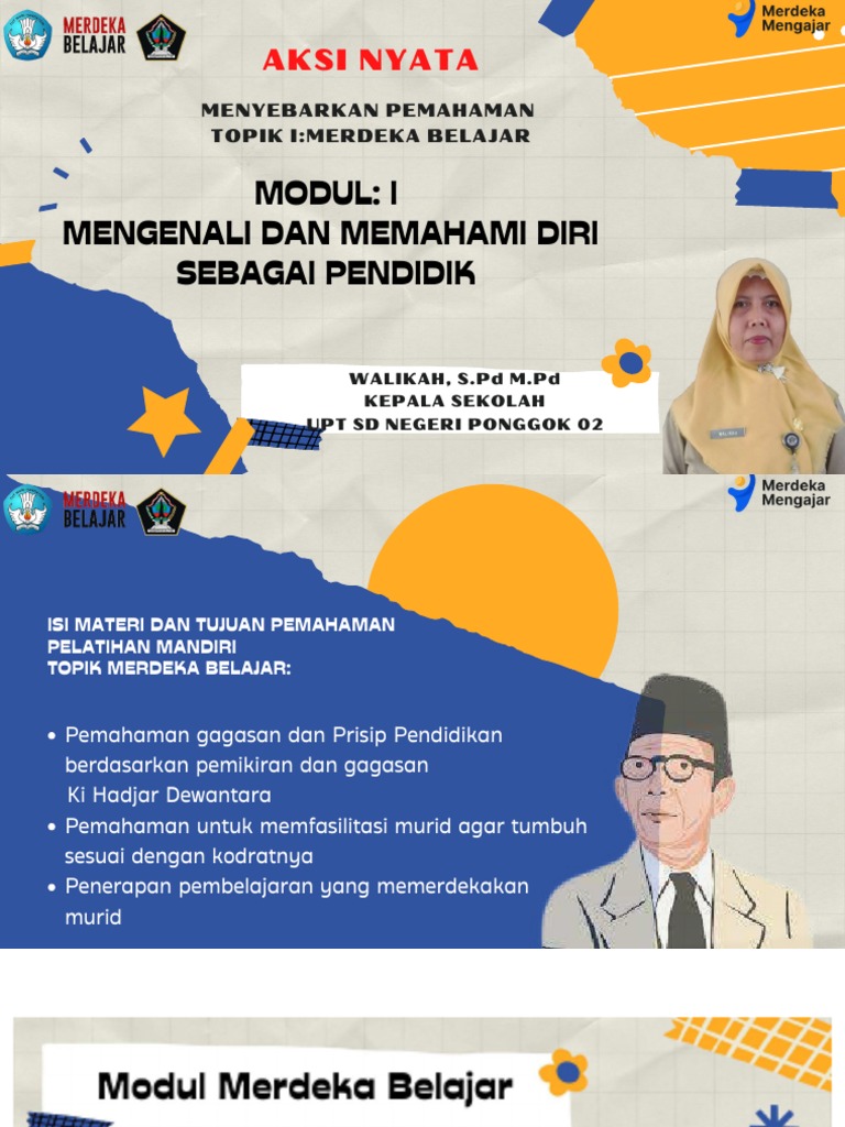 PDF Aksi Nyata Merdeka Belajar | PDF | Pengembangan Diri