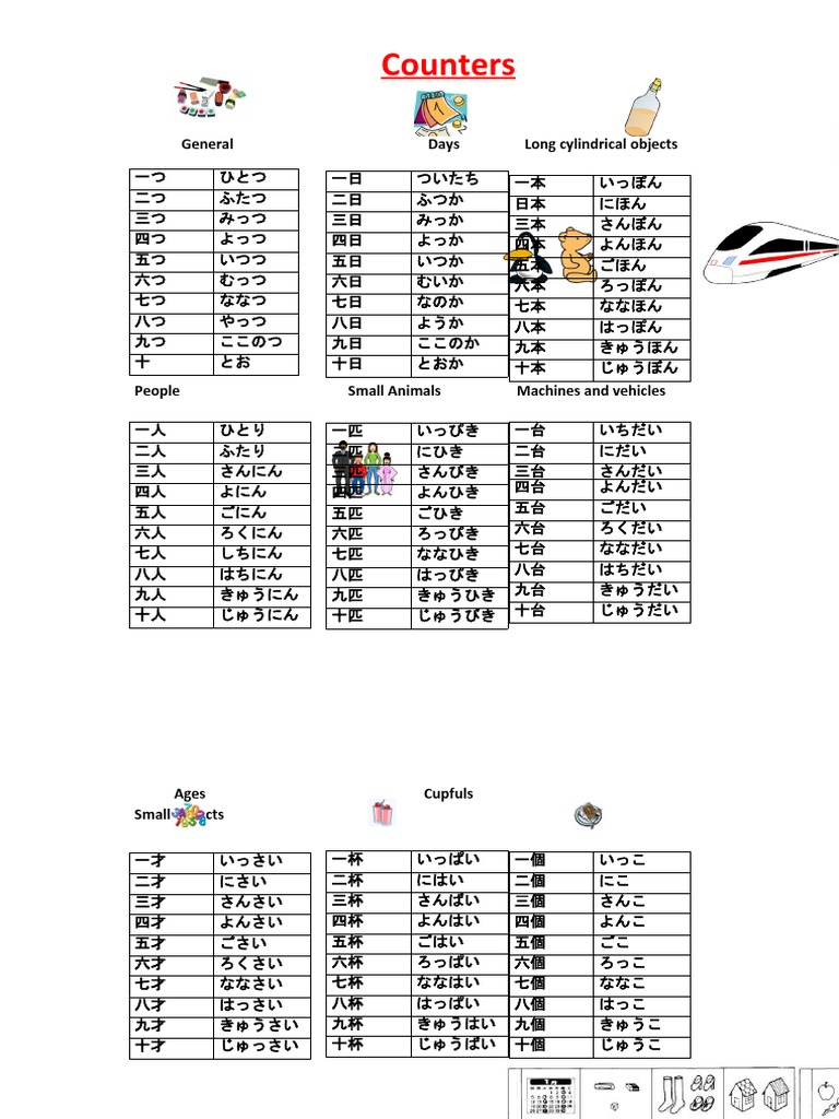 Japanese Counting | PDF
