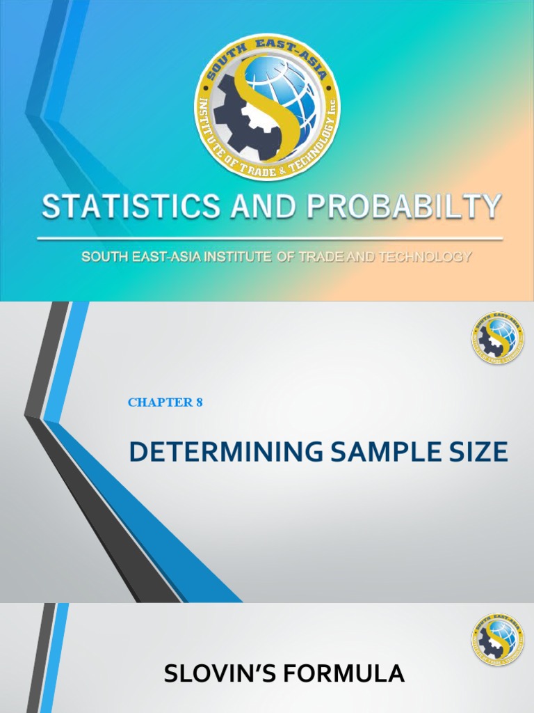SP.L8 Slovins Formula and Likert Scale | PDF | Sampling (Statistics ...
