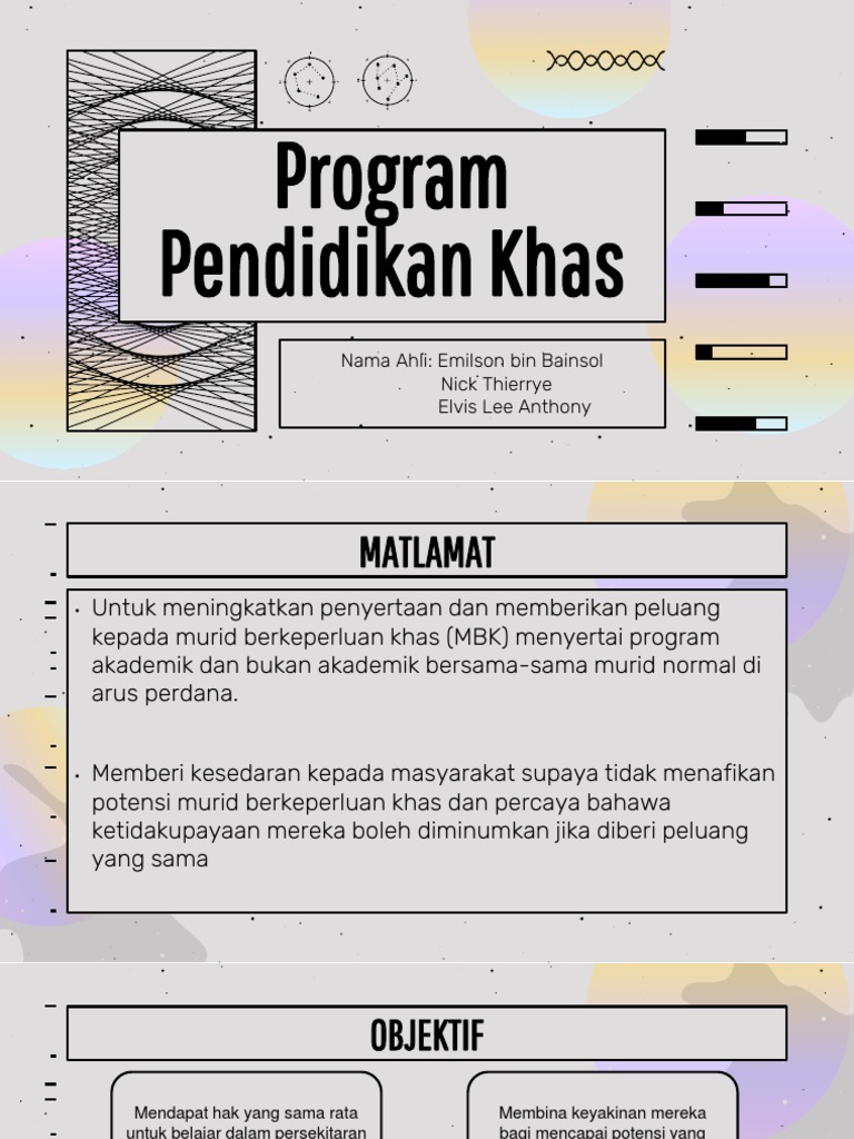 Program Pendidikan Khas (Tajuk 4) | PDF