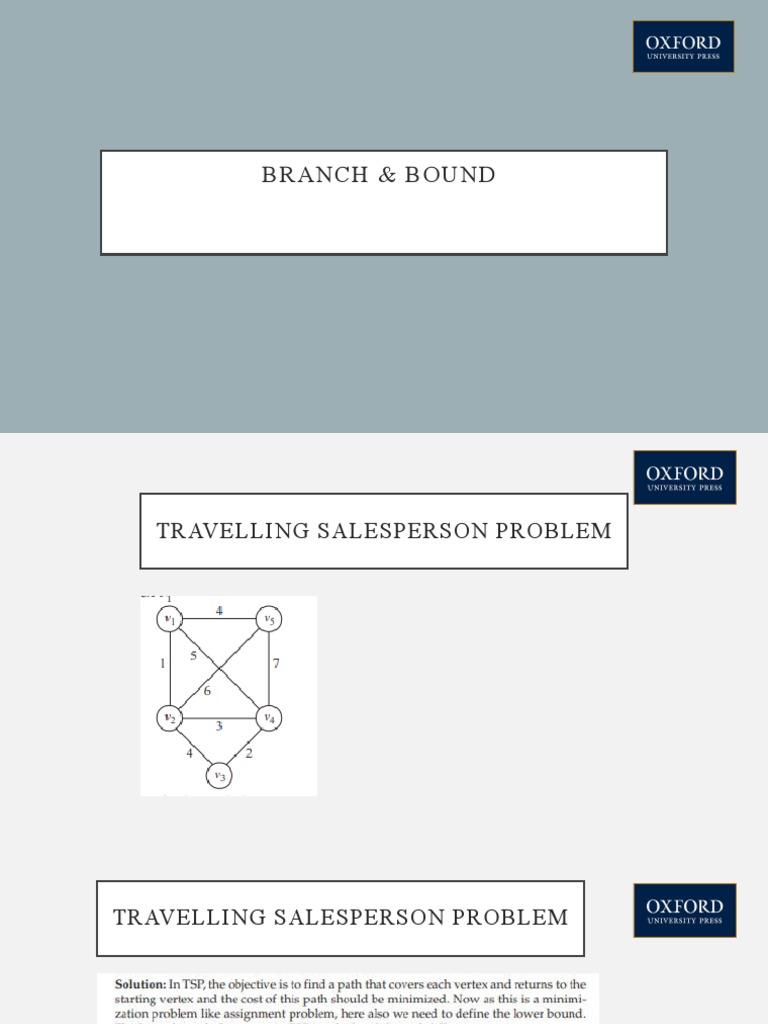 Branch&Bound-Lect2 TSP Knapsack | PDF Branch&Bound-Lect2 TSP Knapsack | PDF
