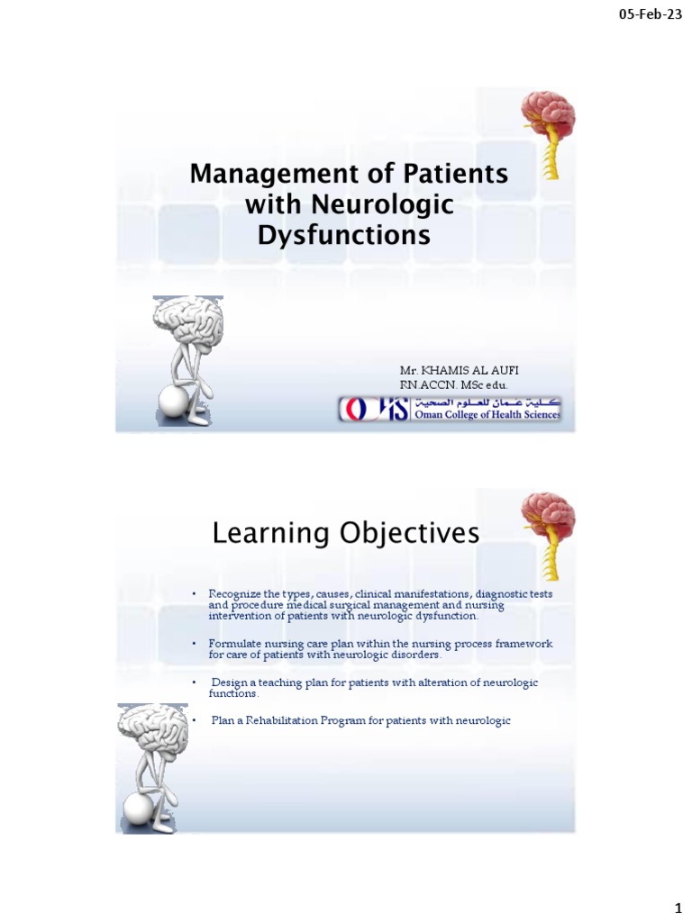4 - Management of Patients With Neurologic Dysfunction Origenal K ...