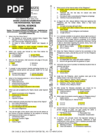 NEW LET TOS For Soc. Sci. Major | PDF | Educational Assessment | Learning