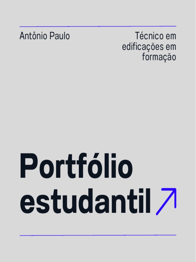 Portfólio Estudantil - Antônio Paulo | PDF