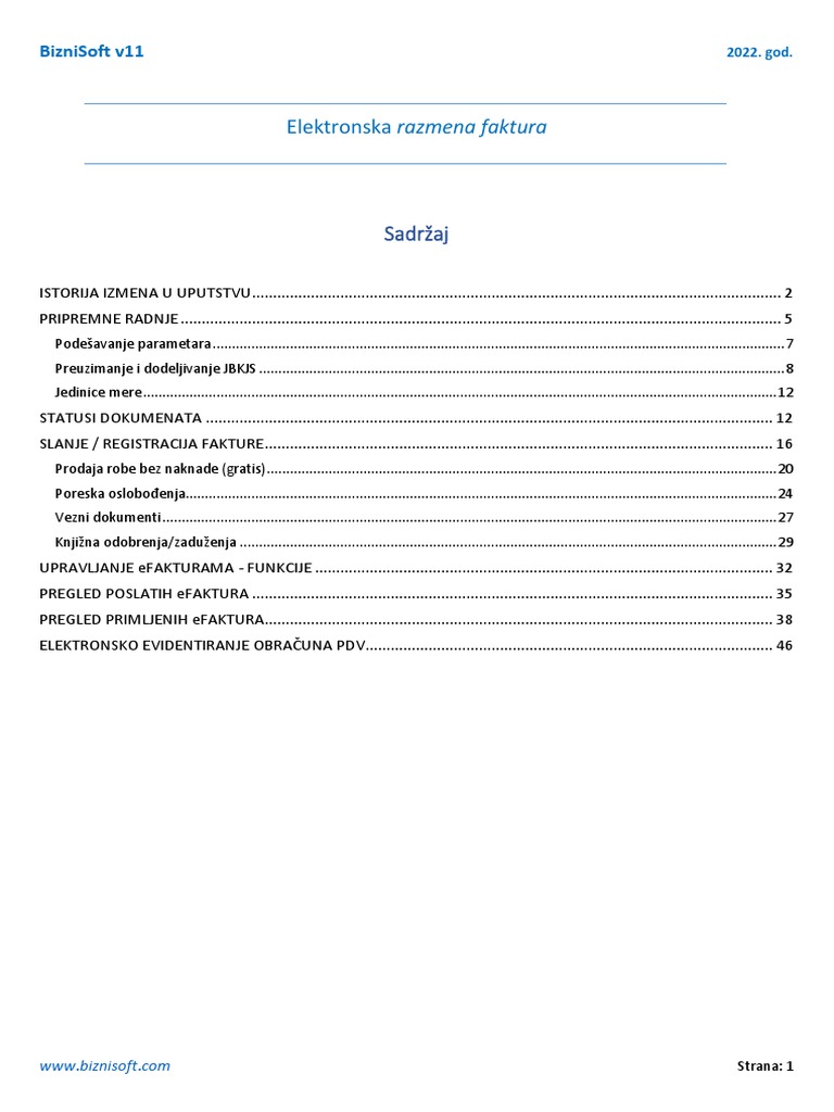 EFakture - SEF | PDF