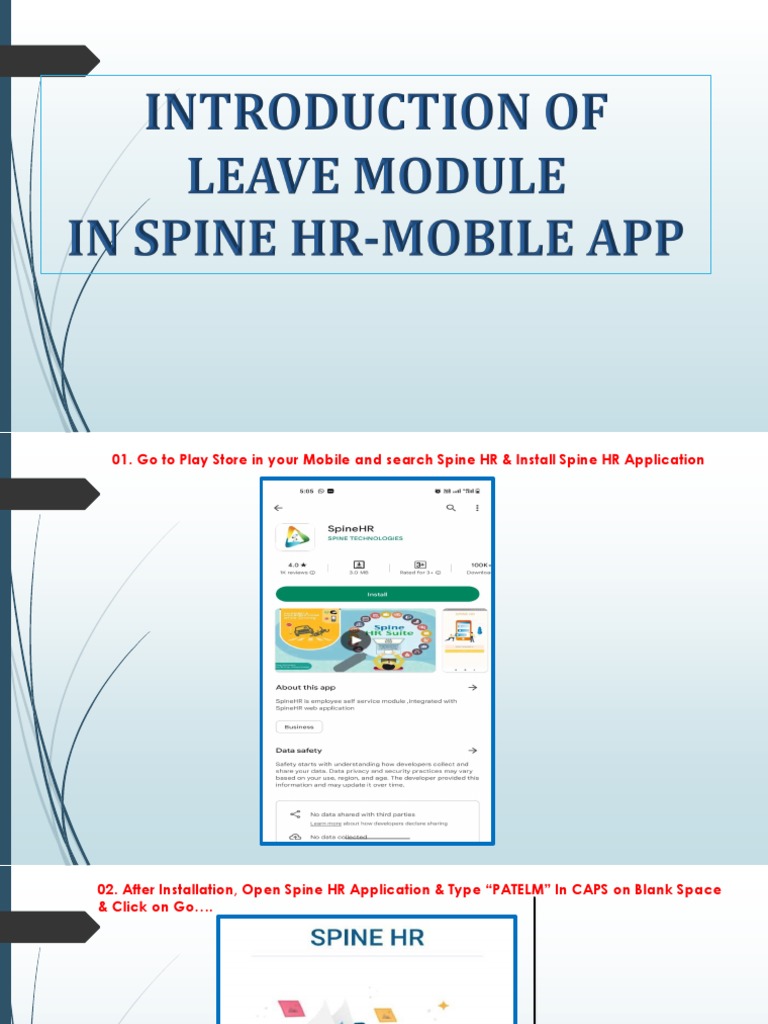 Leave Module Presentation | PDF | Software Development | Software