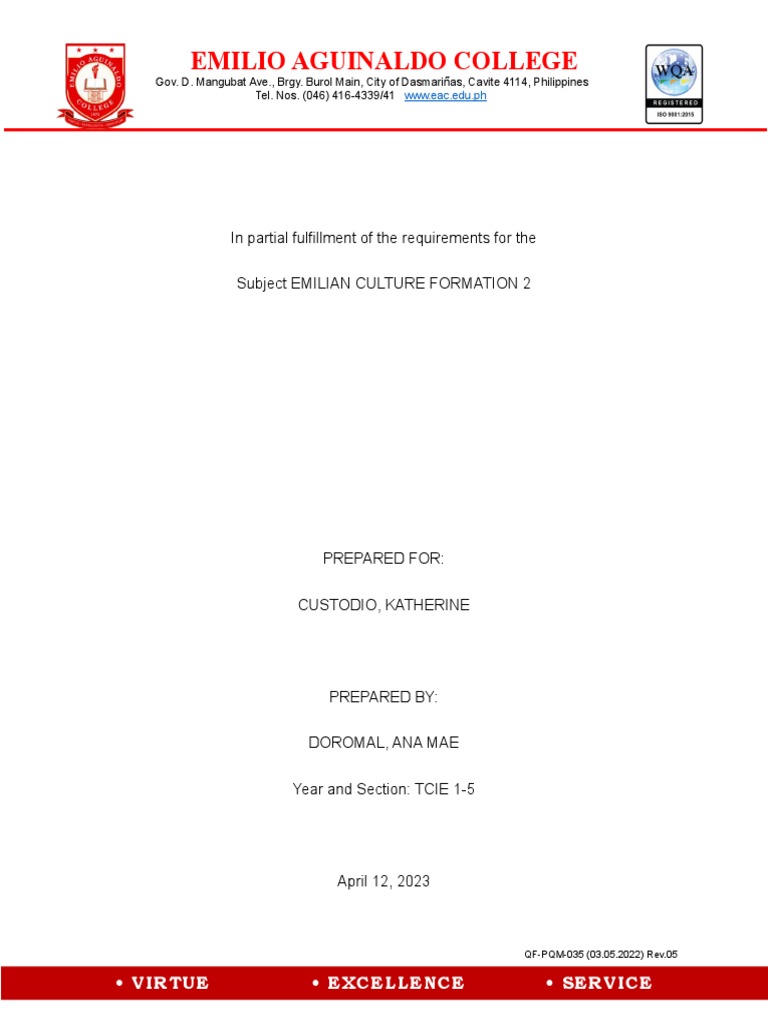 Ecf 2 - Midterm - Research | PDF