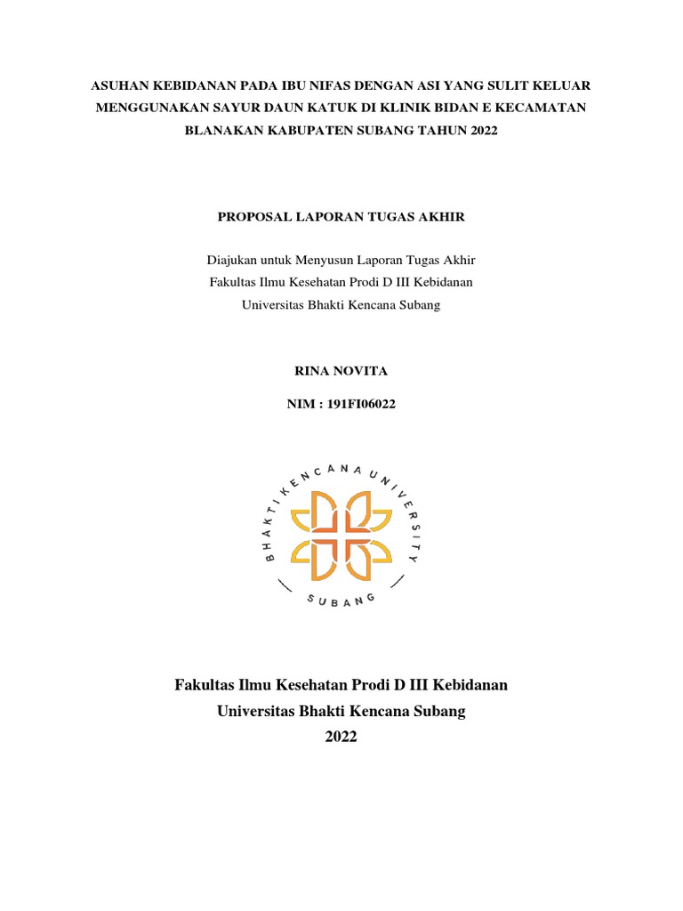 Proposal Lta Sayur Katuk Fix.1 | PDF