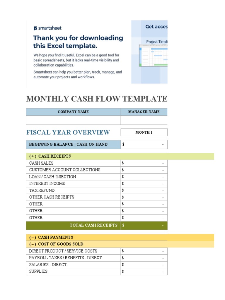 IC Monthly Cash Flow 8897 | PDF