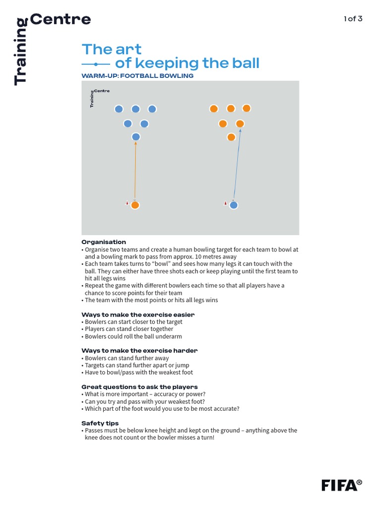 FIFA Session Plan Grassroots 096-New | PDF | Bowling (Cricket) | Games ...