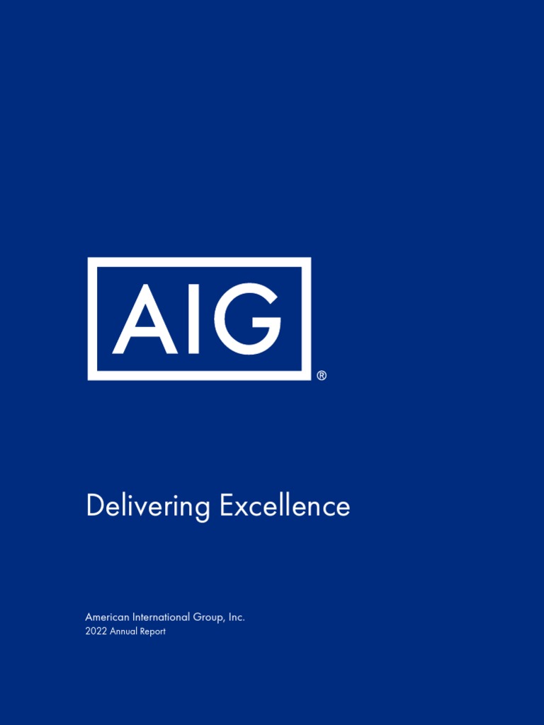 Aig 2022 Annual Report - Pdf.coredownload | PDF | American ...