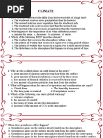 CLIMATE Grade 9 | PDF