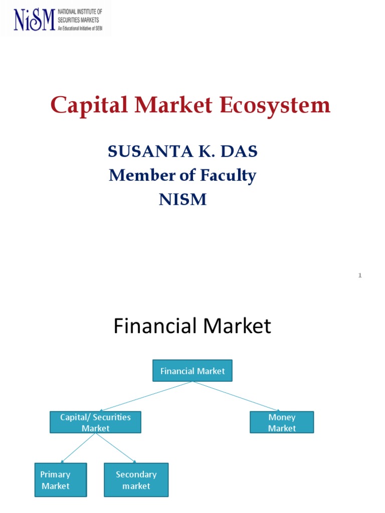 Capital Market Ecosystem LLM 12122022 | PDF | Financial Markets ...