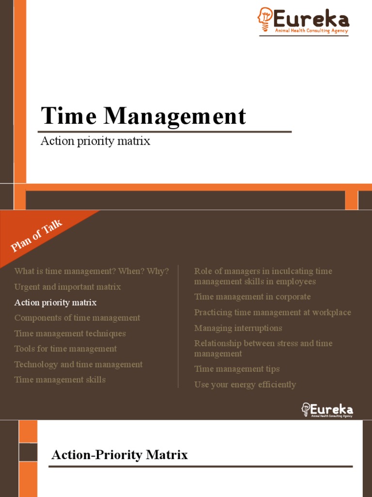 03 - Time Management - Action Priority Matrix | PDF | Time Management ...