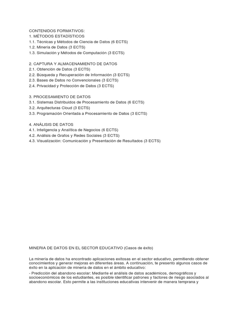 Notas - Data Scienc - v01 | PDF | Big Data | Aprendizaje automático