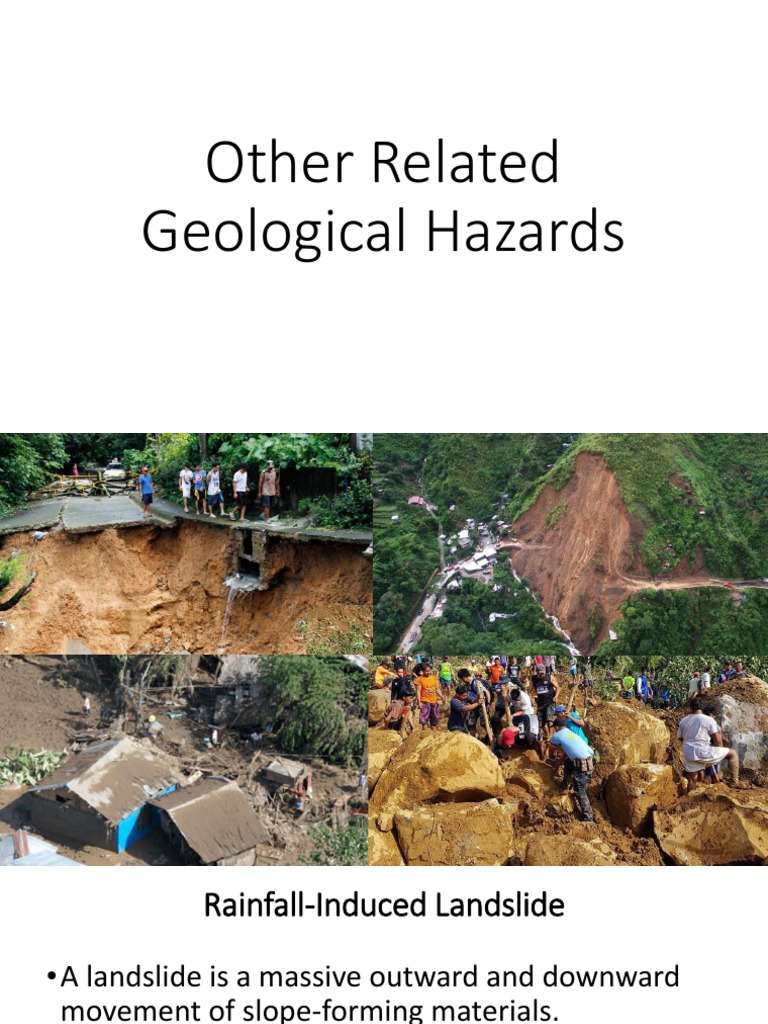Chp6 Other Related Geological Hazard | PDF | Sinkhole | Landslide