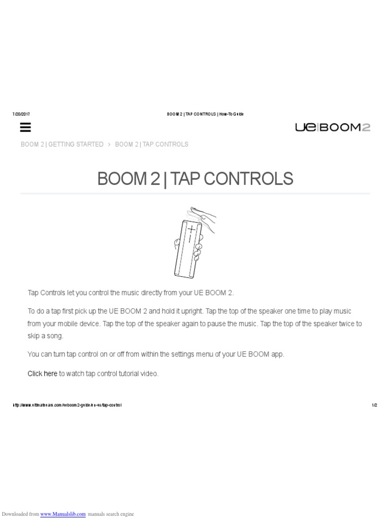 Boom 2 | PDF | Usb | Bluetooth