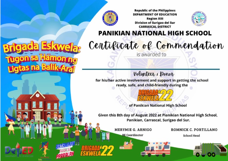 Brigada Cert Commend | PDF