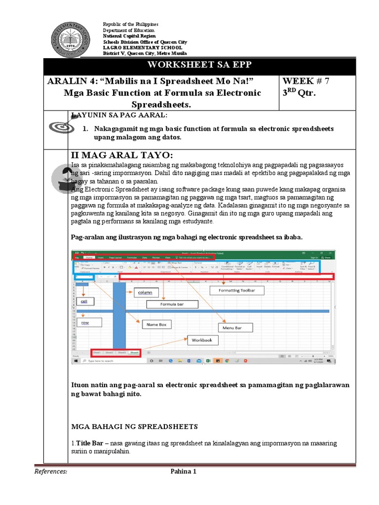 EPP 1st Q. WEEK 7 | PDF