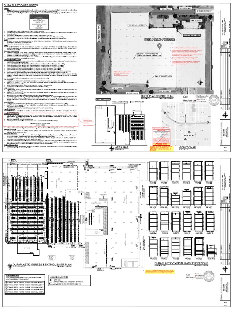 BDBS 1st Review BLDC2022-0143 533 E 3rd ST Redlined Plans...... | PDF ...