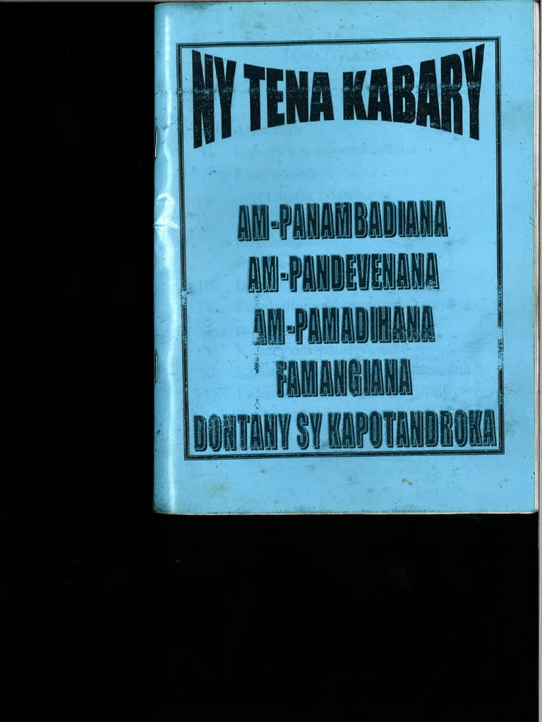 Ny Tena Kabary | PDF