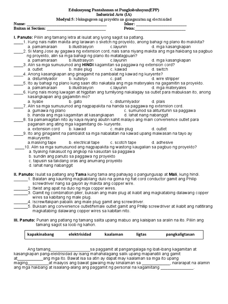 Marcos Epp 5 Q4 Week5 Las | PDF