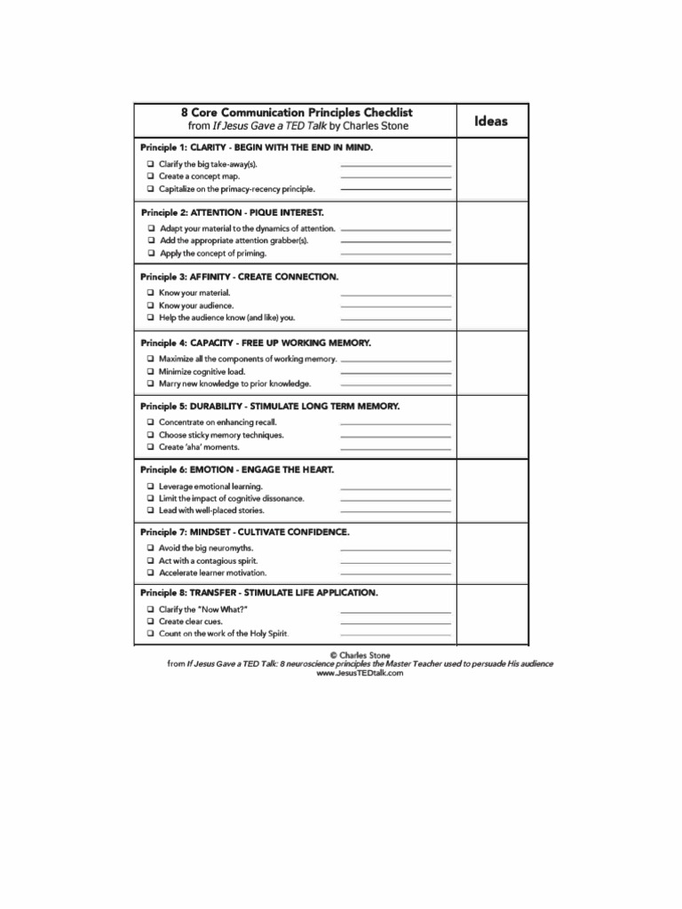 8 Core Principles W Simple | PDF