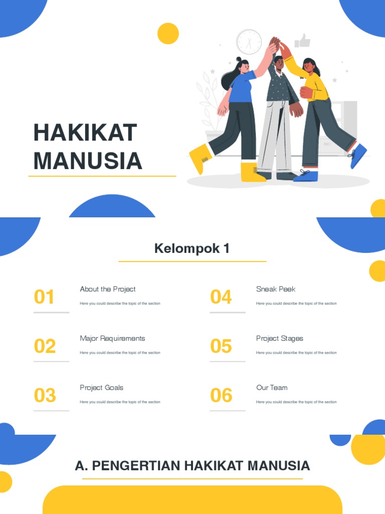 KELOMPOK 1 (Hakikat Manusia) | PDF