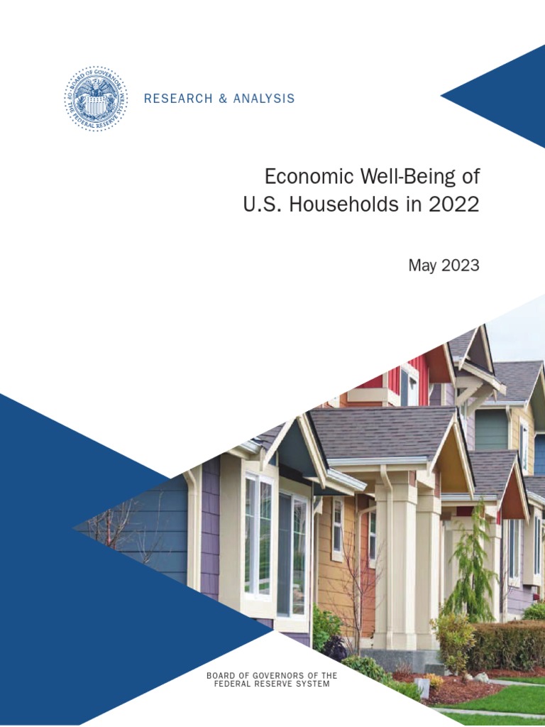 2022 Report Economic Well Being Us Households 202305 | PDF | Cost Of ...
