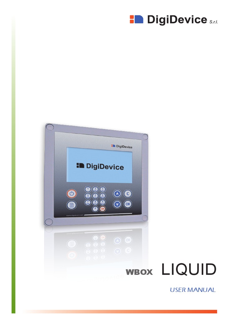 EN - Serie WBOX2 - LIQUID - Manuale Utente - PDF - Rev.08 | PDF | Menu (Computing) | Icon ...