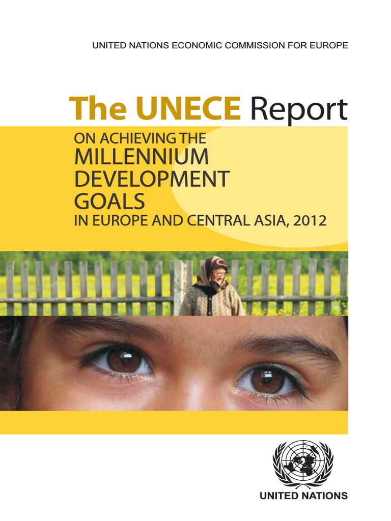 21 UNECE MDG Report 2012 | PDF | Millennium Development Goals | Human Development Index