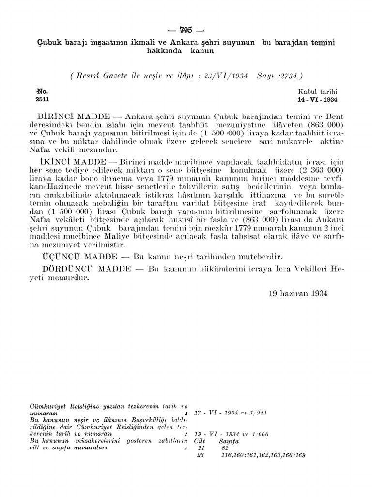 2511 Sayılı Kanun | PDF