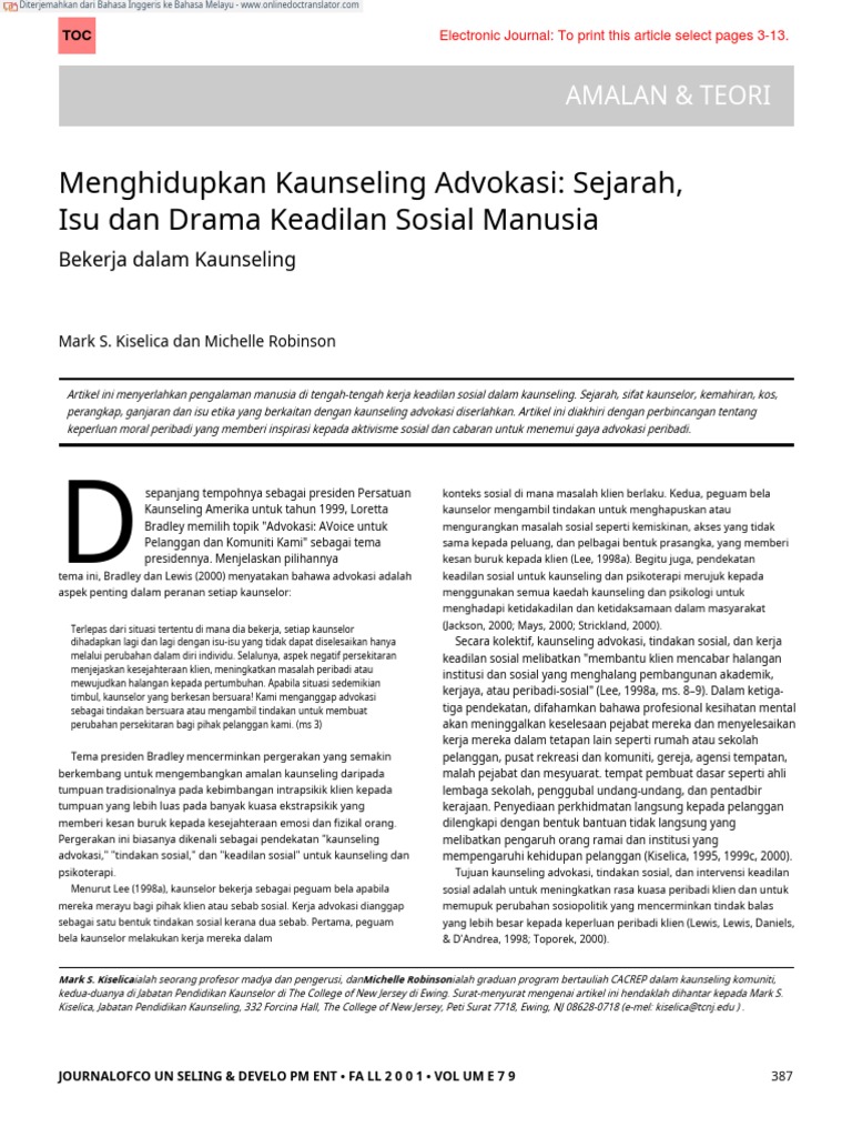 Jour of Counseling Develop - 2011 - Kiselica - Bringing Advocacy ...