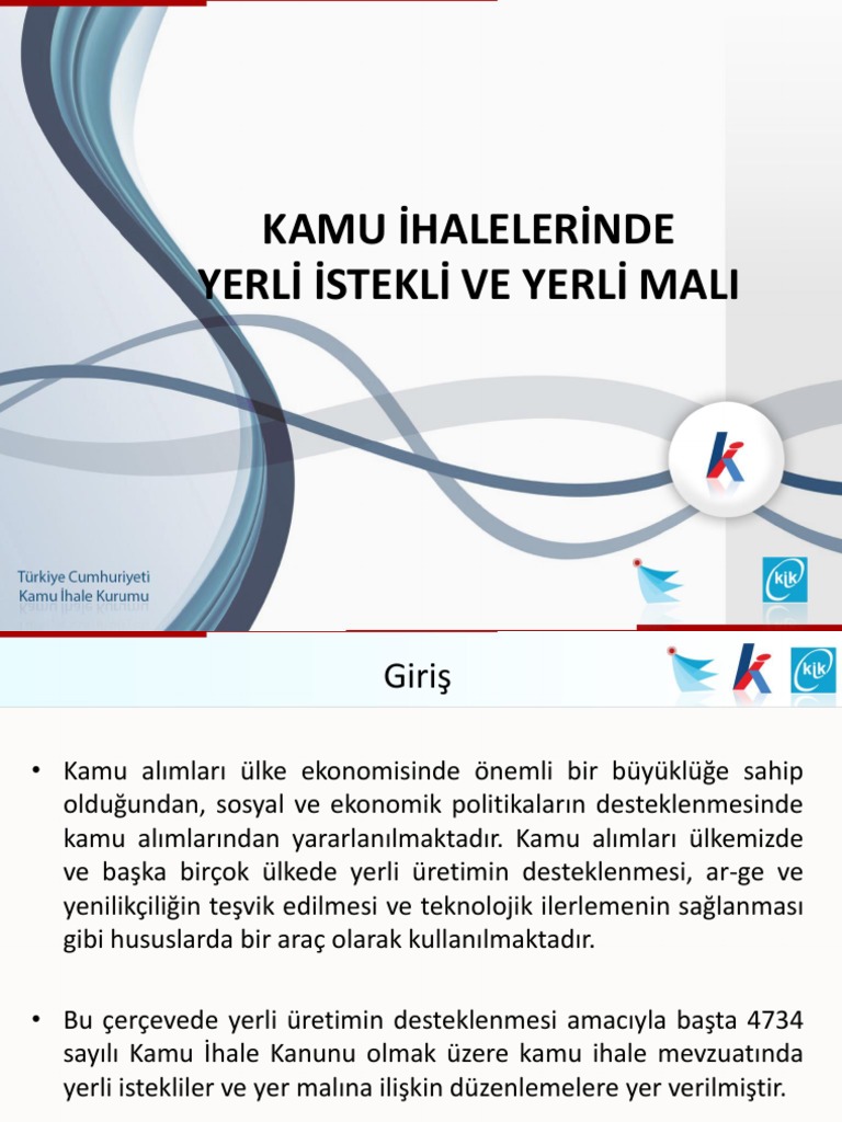 Yerli Malı Ve Yerli Istekliler Sunum | PDF