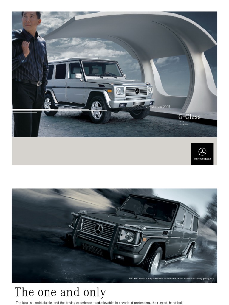 2005 Mercedes Benz G Class Brochure | PDF | Fuel Economy In Automobiles ...
