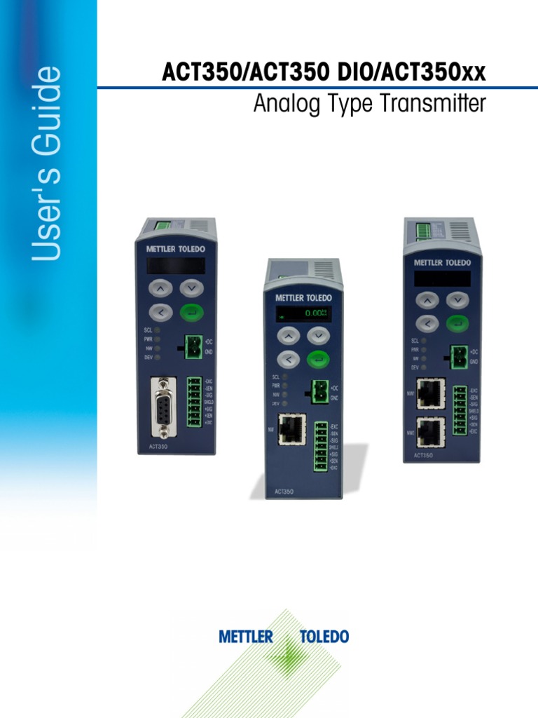 R04 Man Act350 Ug en | PDF | Calibration | Programmable Logic Controller