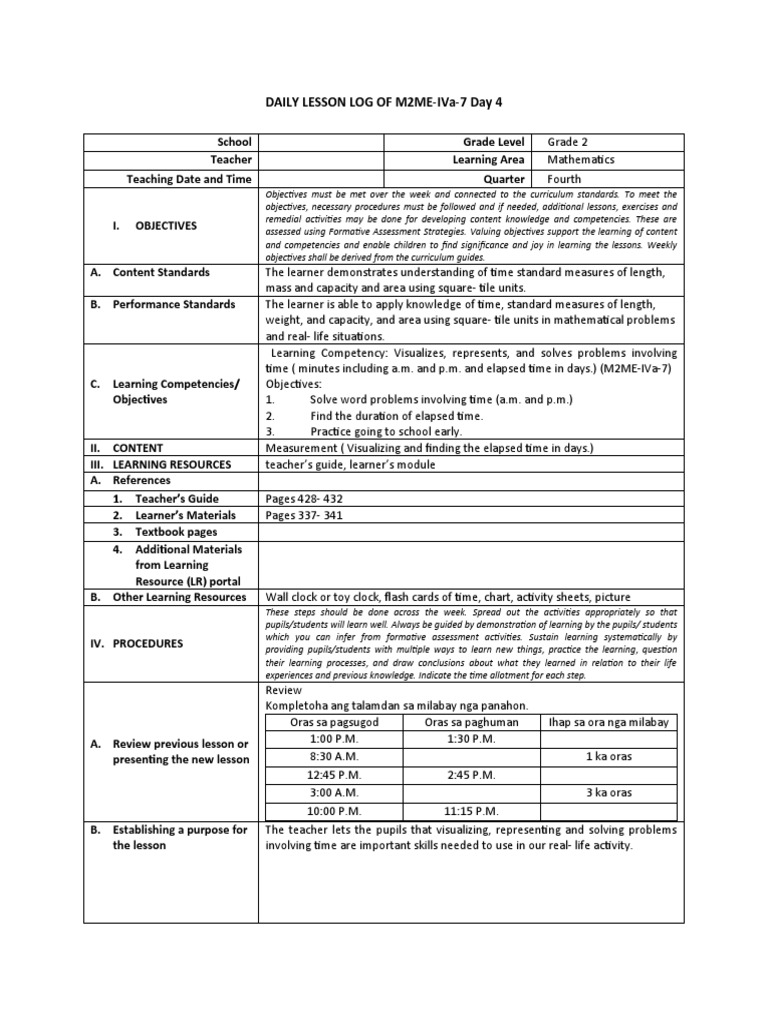 IV Day4 | Download Free PDF | Learning | Curriculum