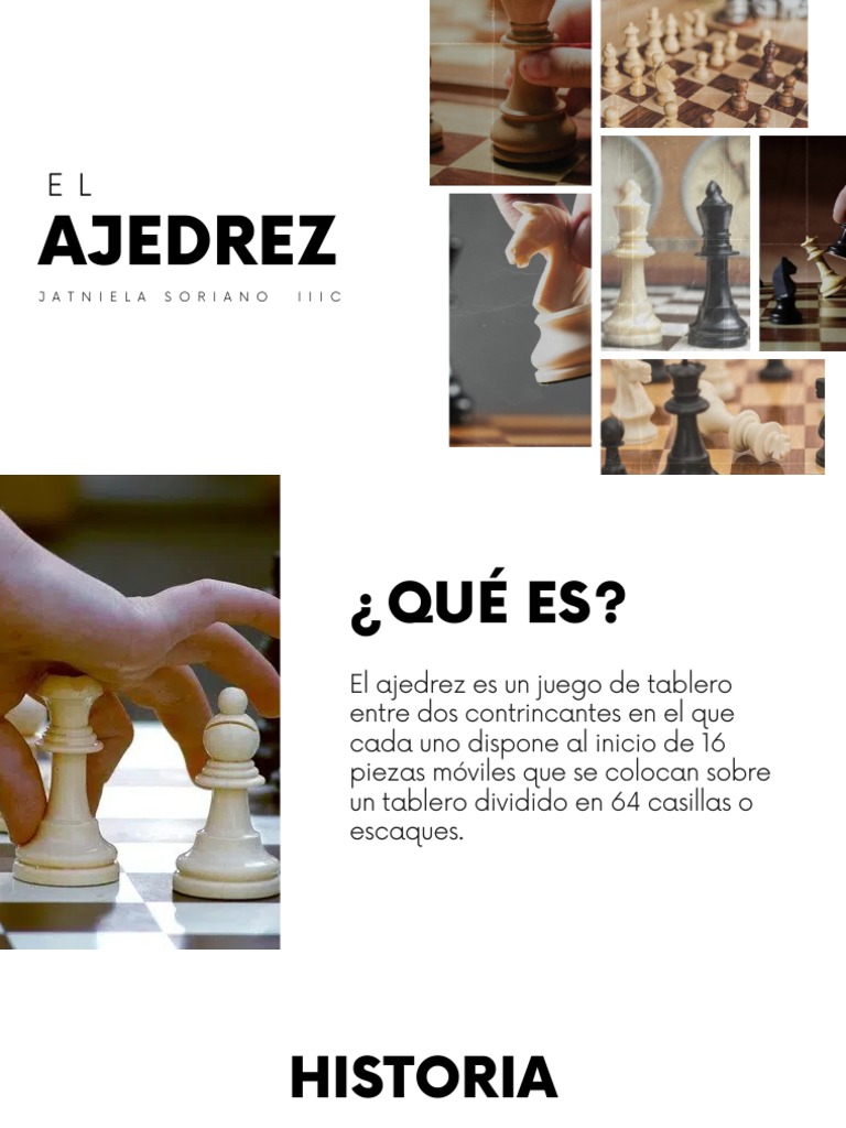 Presentación Del Ajedrez Completa | PDF | Ajedrez | Teoría de juego