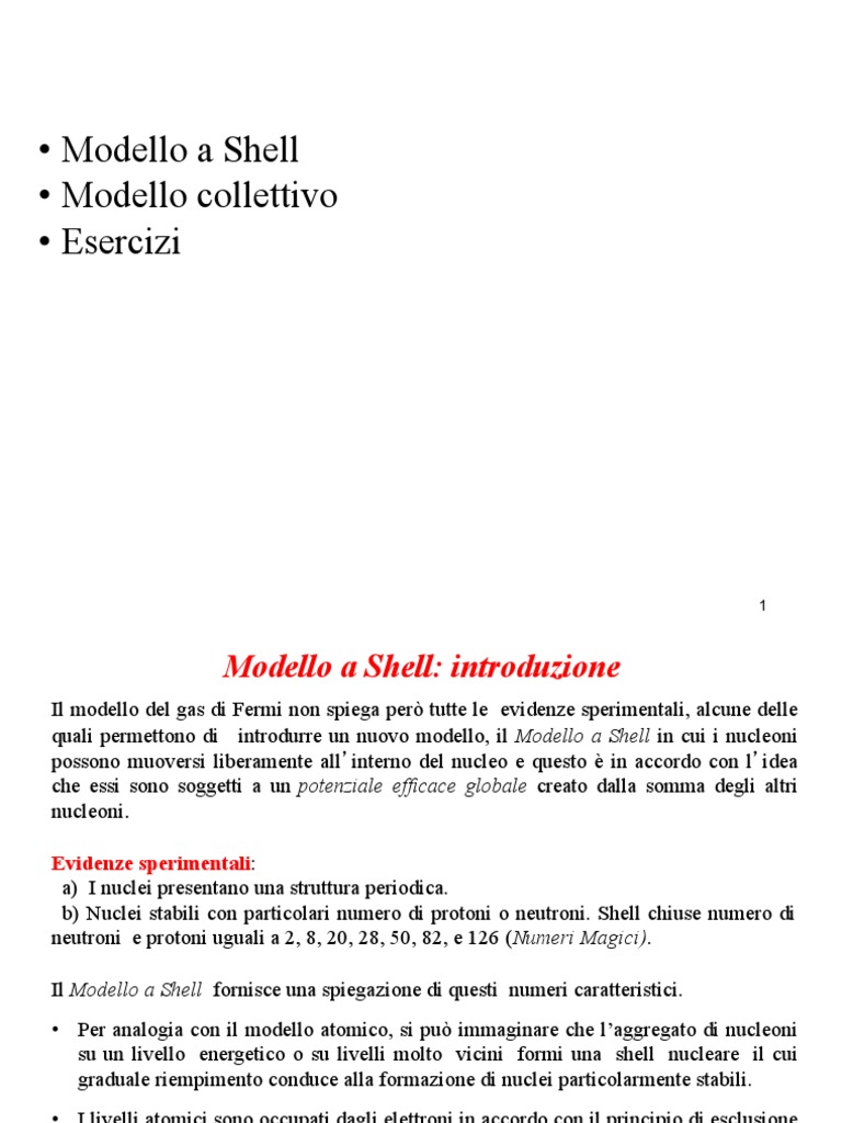 Modello A Shell e Collettivo | PDF