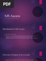 MS Access 2010 Tutorial PDF | PDF | Microsoft Access | Databases