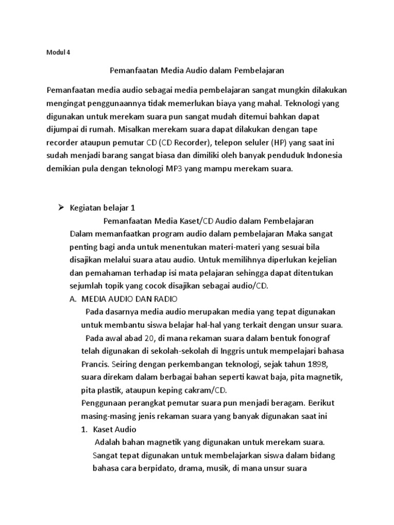 Rangkuman Modul 4 | PDF