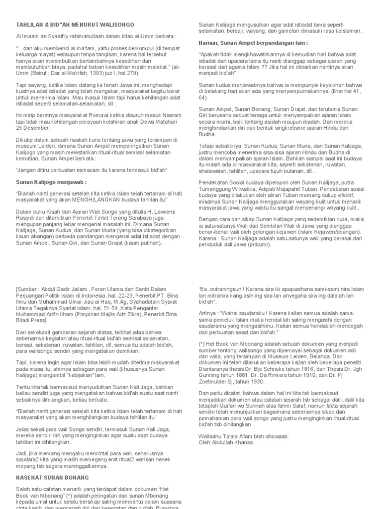 Tahlilan 2 | PDF | Agama & Spiritualitas