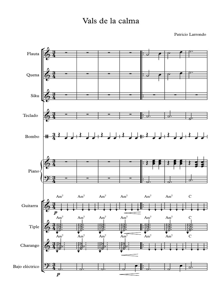 Vals de La Calma | PDF